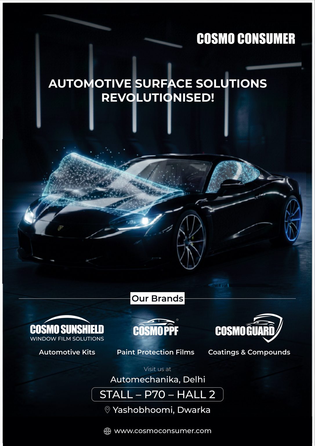 Cosmo PPF Launches New Solutions For Automobile Industry At ...